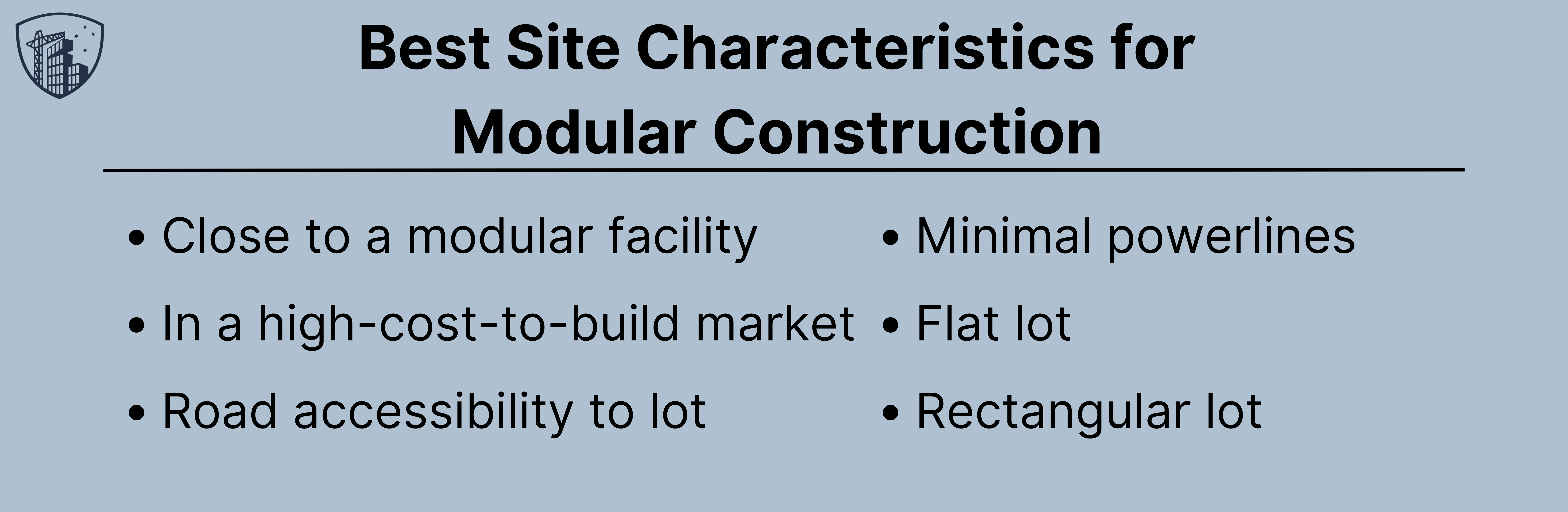 How to Identify the Right Site and Project for Modular Construction